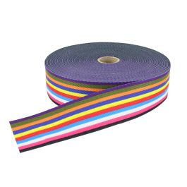 **-Double Faced Strapping 50mmx15mt-** Col.6 Stripes ##-Stephanoise ...